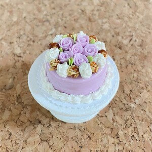 Miniature Rose Cakeminiature Cakes dollhouse - Etsy