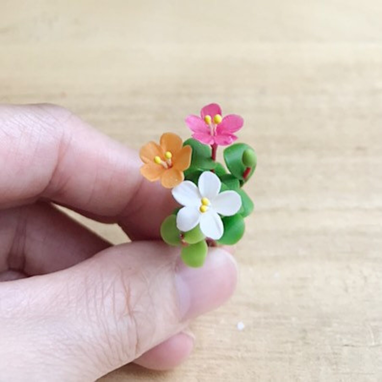 Miniature Flowerminiature DIY Flowerdollhouse - Etsy