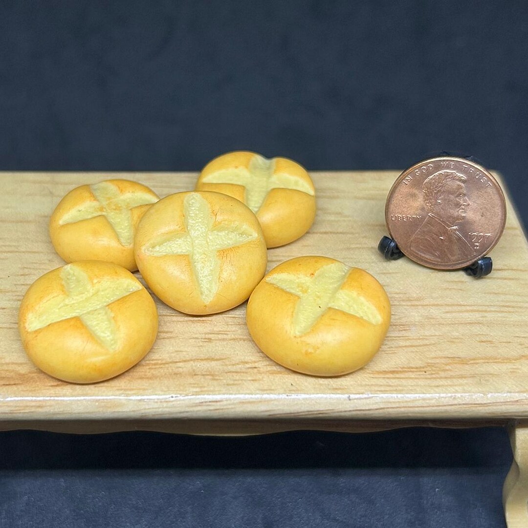 5 Pcs.miniature Bread,miniature Bakery,dolls House,dolls House Bakery ...
