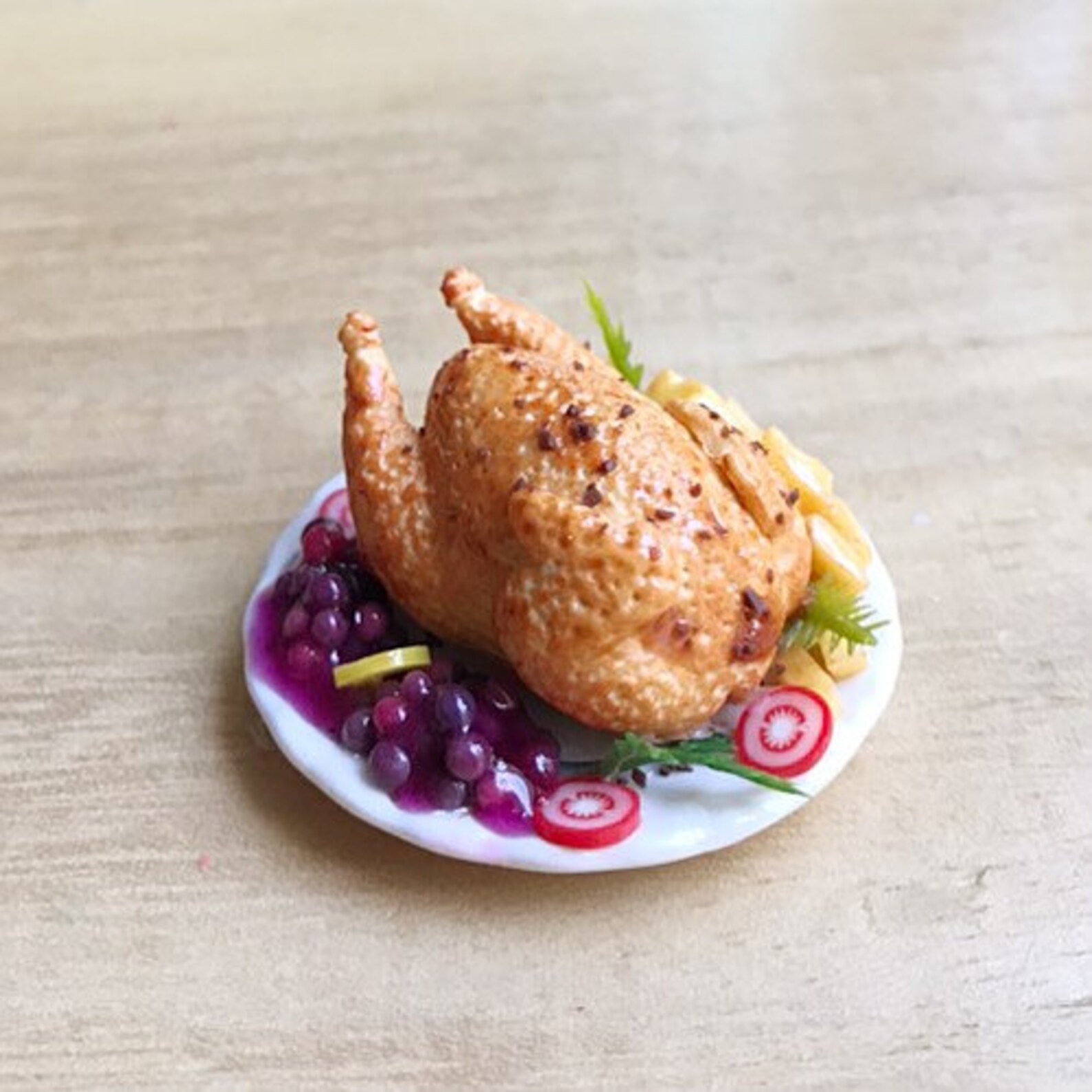 Miniature Roasted ChickenTurkey Chicken MiniatureMiniature | Etsy