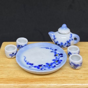 Miniature Tea Set,miniature Chinese Tea Set,miniature Drink,dolls House ...
