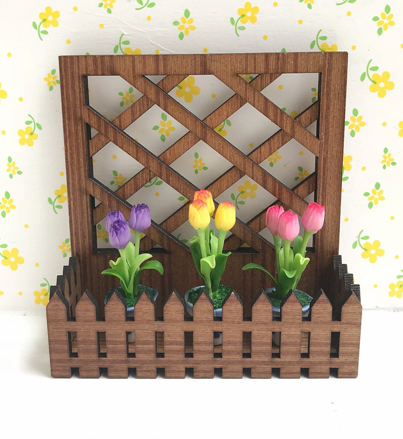 Miniature Flower Stand,miniature Flower Pot,miniature Flower,dollhouse ...