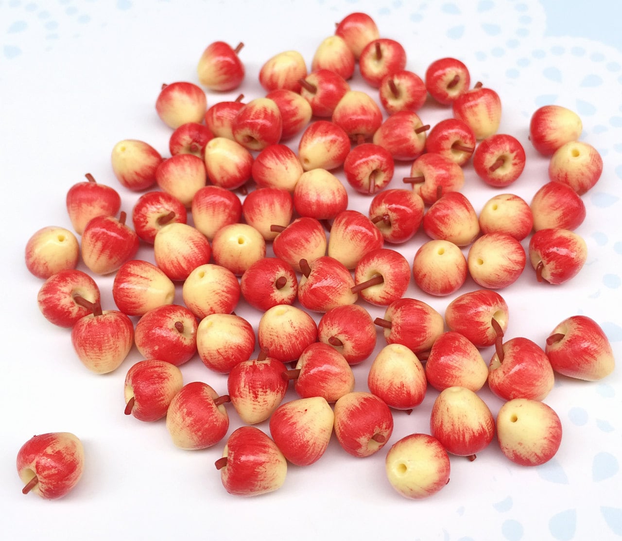 10or20 Pcs.miniature Red Appledolls and Miniaturedolls - Etsy