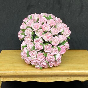 50pcs.7mm.miniature Mulberry Paper Flower,miniature Paper Flower,mini ...