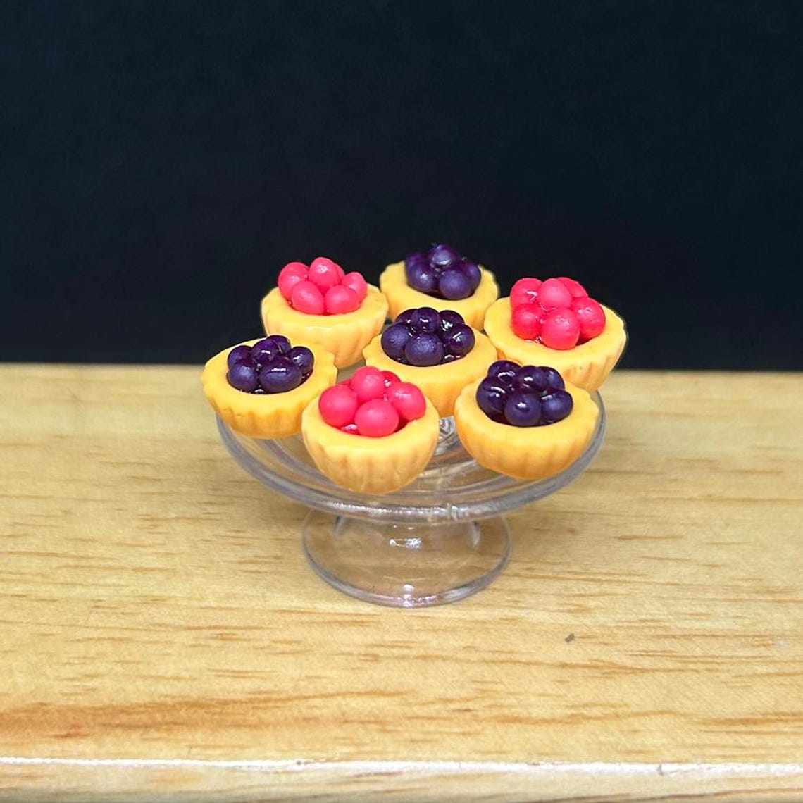 Mix 8 Pcs.miniature Raspberry and Blackberry Pie,miniature Fruit Pie ...