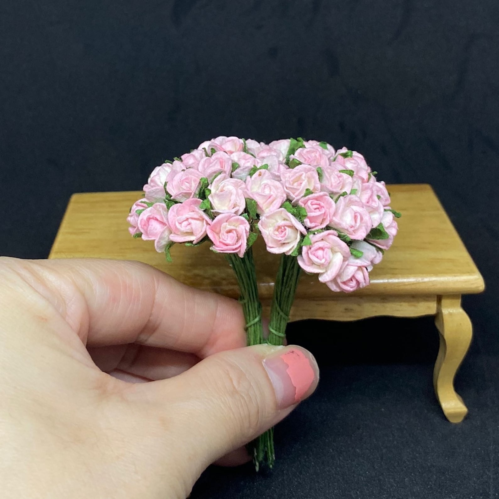 50pcs.7mm.miniature Mulberry Paper Flower,miniature Paper Flower,mini ...
