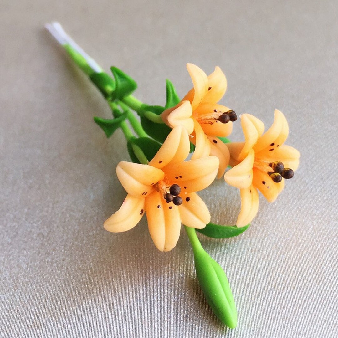 Miniature Flower,miniature Lily,dollhouse Flower,miniature Garden ...