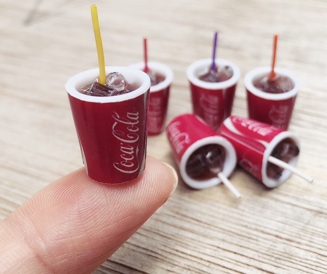 2 Or5pcs.miniature Coke Cup,miniature Coke,dolls and Miniature ...