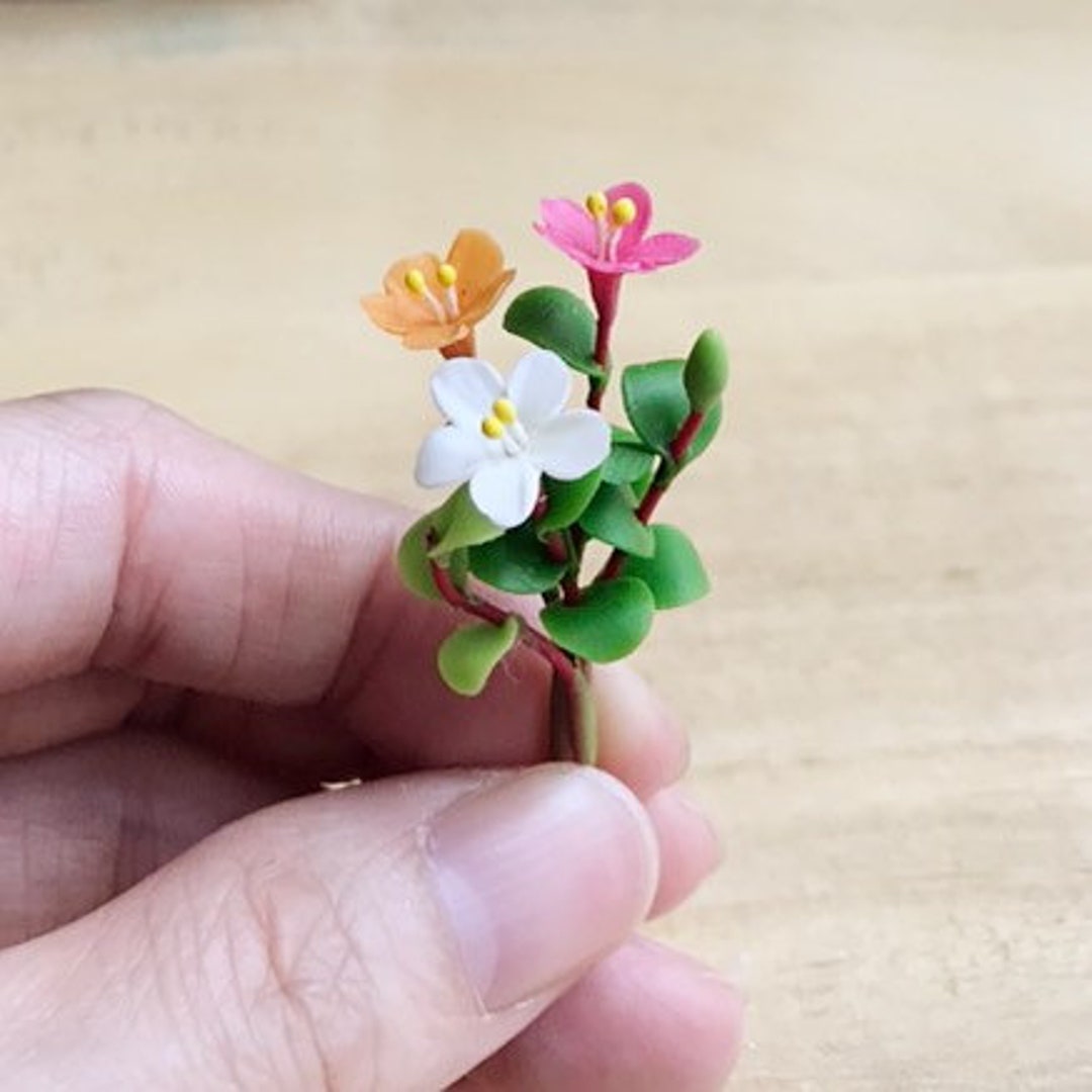 Miniature Flowerminiature DIY Flowerdollhouse - Etsy