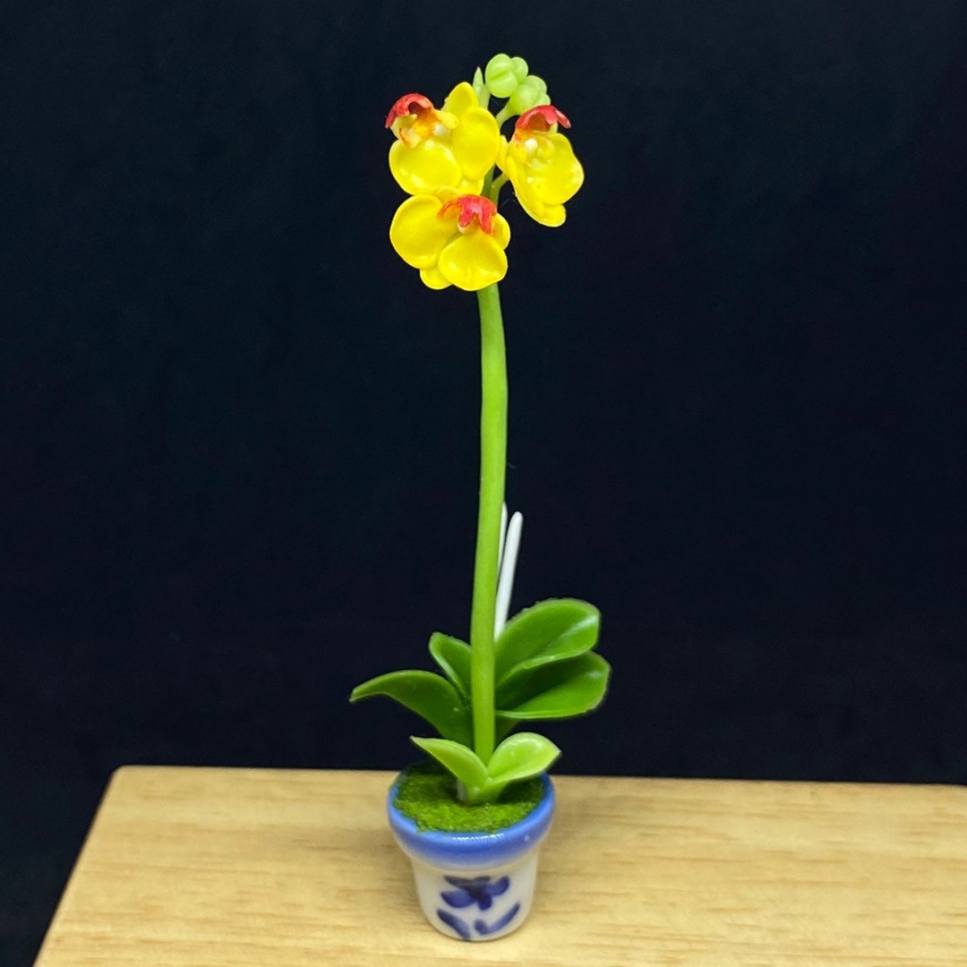 Miniature Flower,miniature Flower Pot,miniature Vase,dollhouse Flower ...