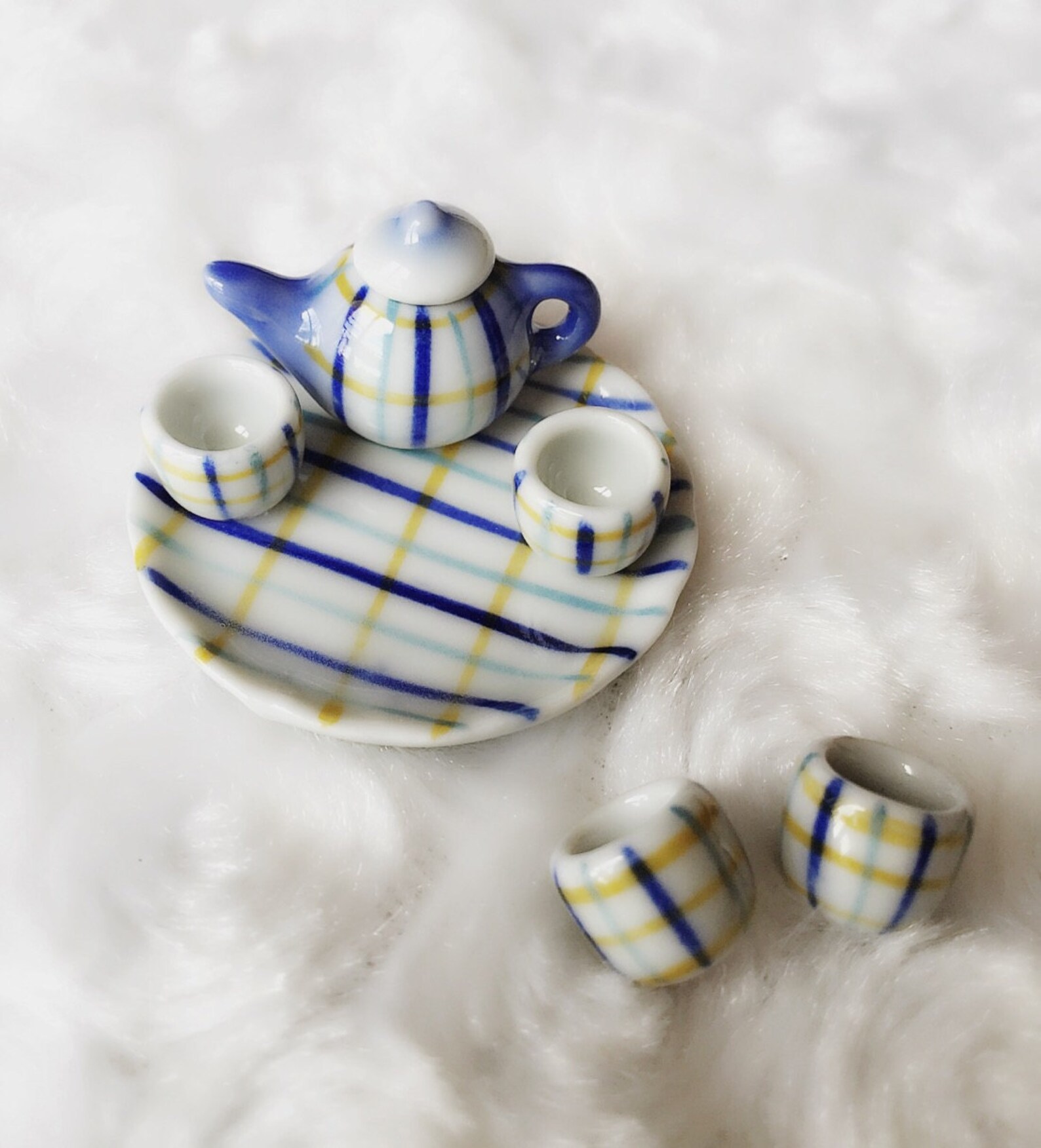 Miniature Tea Setminiature Chinese Tea Setminiature - Etsy