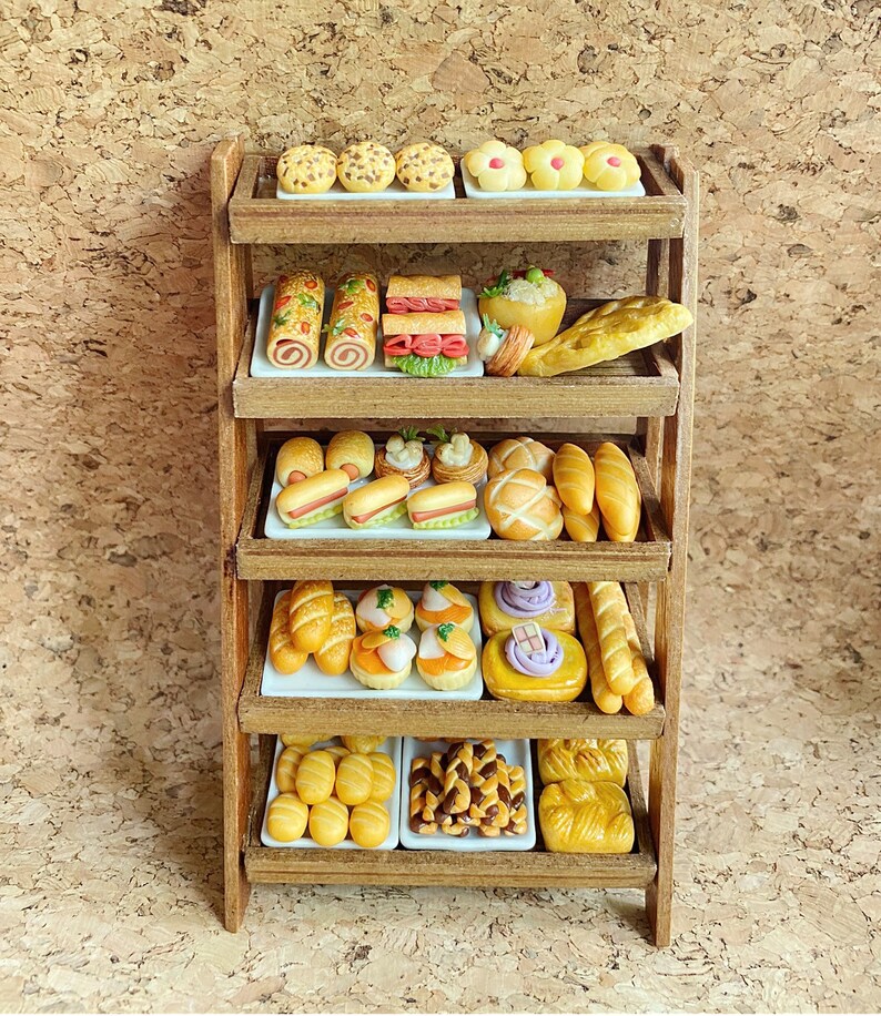Miniature Wooden Stand with BakeryMiniature Bakery | Etsy