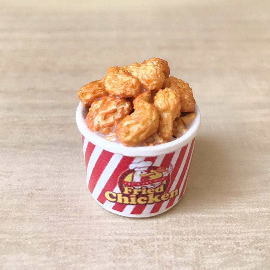 Miniature Fried Chicken in the Bucket,miniature Chicken,miniature Food ...