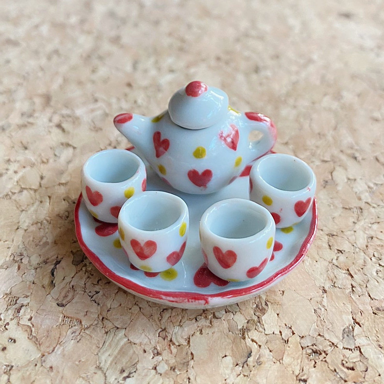 Miniature Tea Setminiature Chinese Tea Setminiature - Etsy