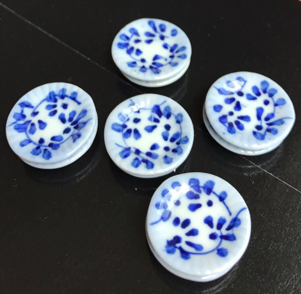 5 Miniature platemini ceramic plateminiature food platecake | Etsy