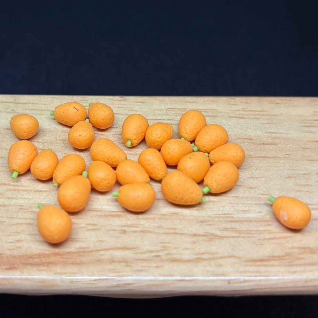 8 Pcs. Miniature Orange, Dolls and Miniature, Miniature Fruit,mini ...