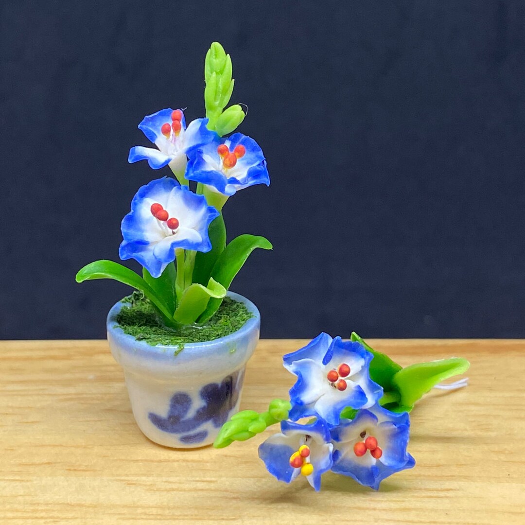 Miniature Flower,miniature Clay Flower,dollhouse Garden,dollhouse ...