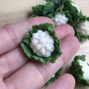 2/5/10pcs.miniature Cauliflower, Miniature Vegetable, Dollhouse ...