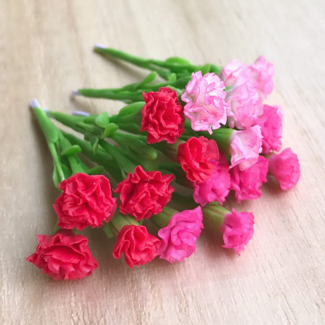 Miniature Carnation Flowerminiature DIY Flowerdollhouse - Etsy