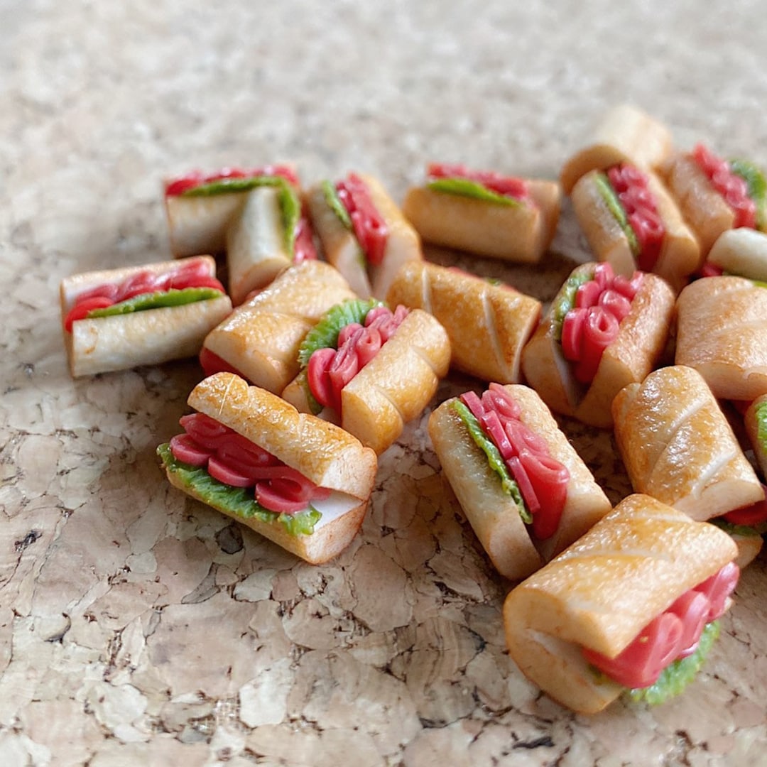 5 Pcs. Miniature Bread,miniature Bakery,miniature Sandwich,miniature ...