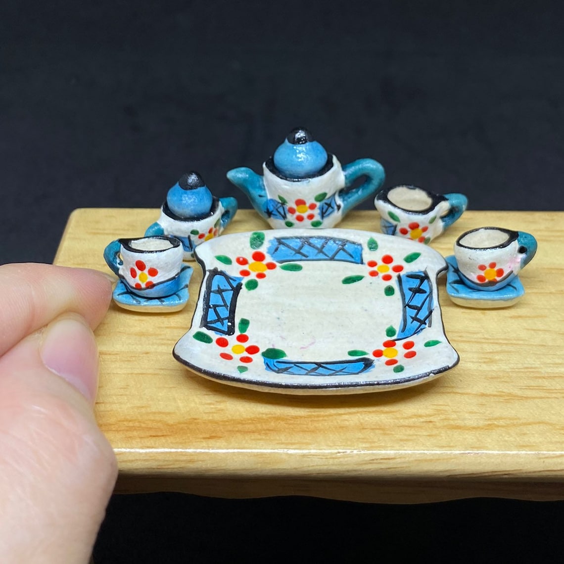 Miniature Tea Setminiature English Tea Setminiature Coffee - Etsy