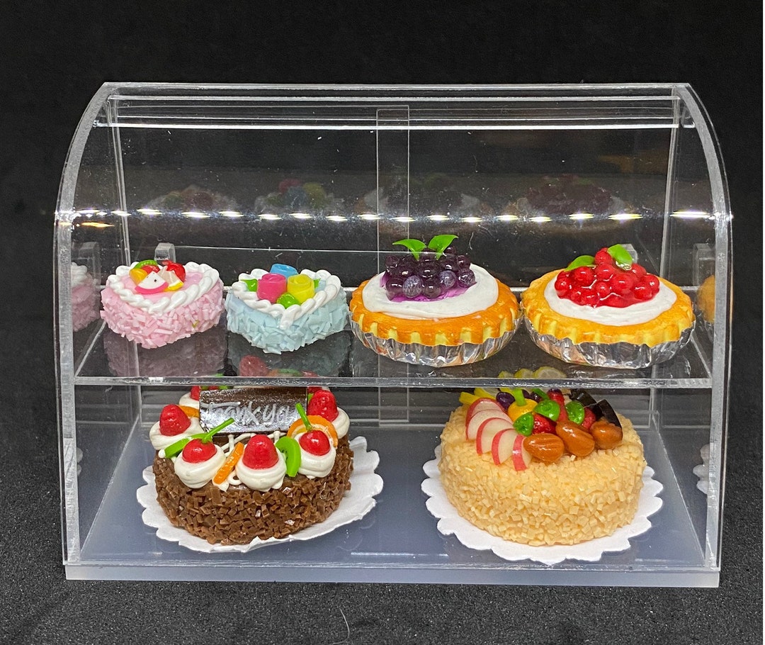 Miniature Bakery Display With Valentine Cakesminiature - Etsy