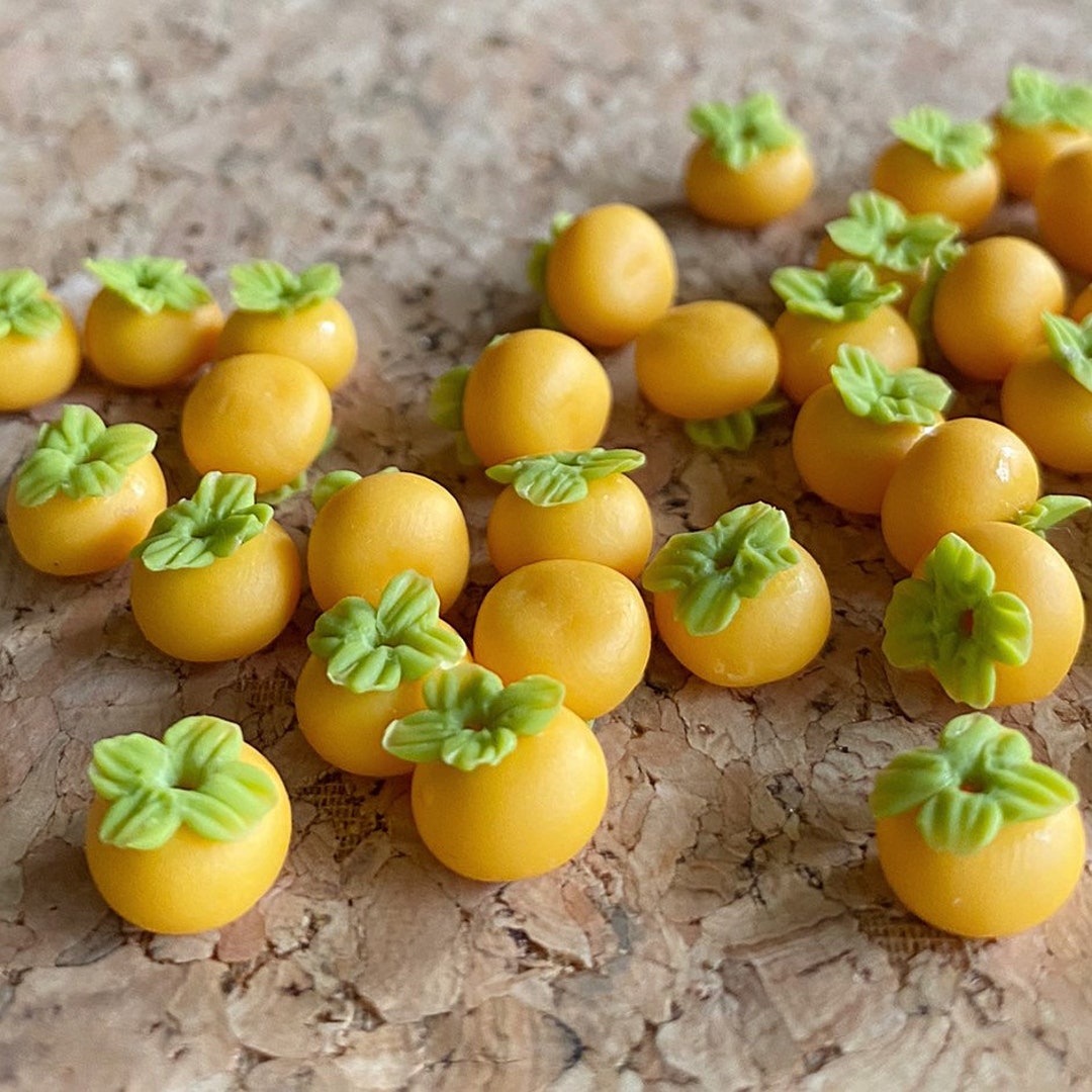 Miniature Persimmon,miniature Fruit,dolls House and Miniature,miniature ...