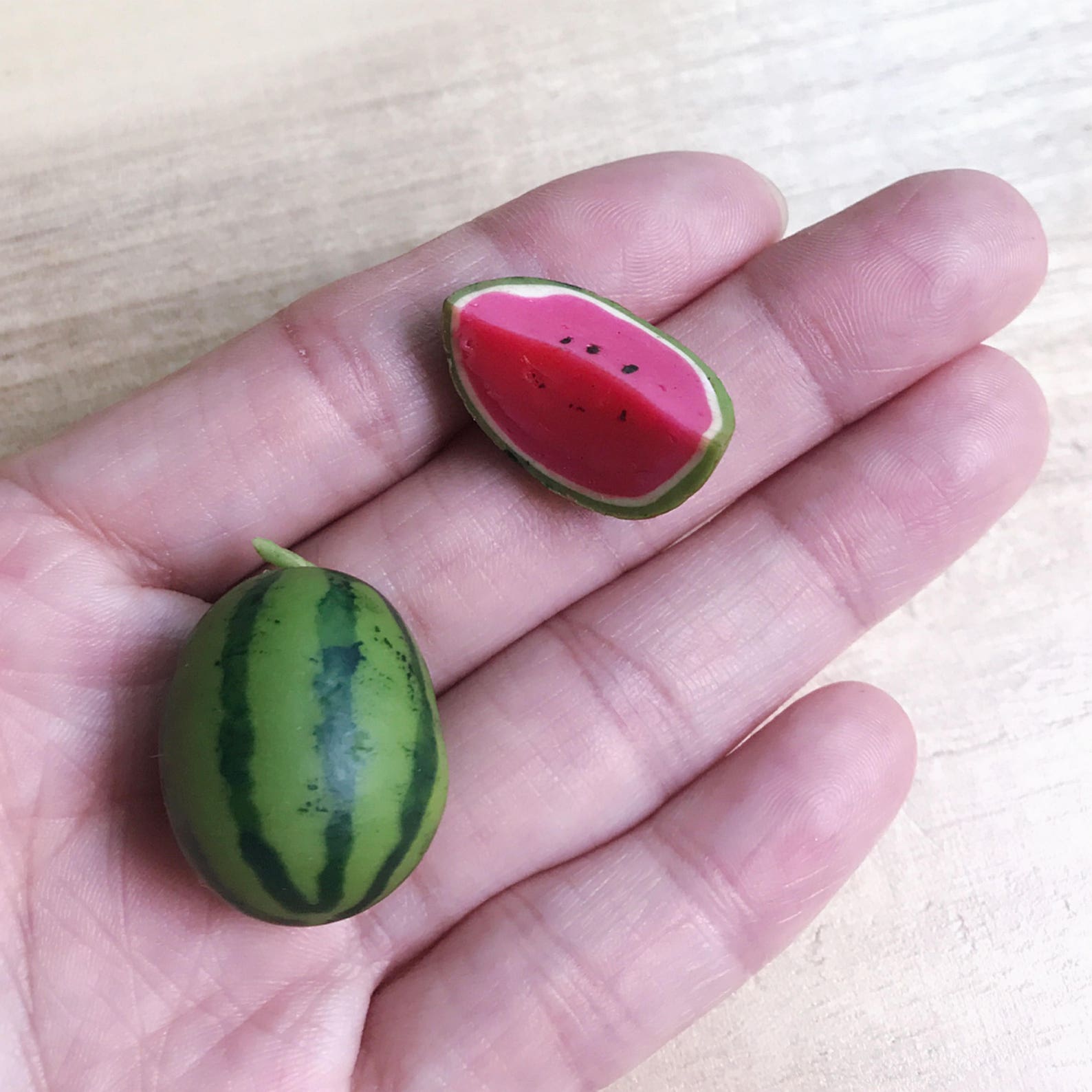 Miniature Watermelonminiature Fruitdollhouse Fruitdollhouse | Etsy