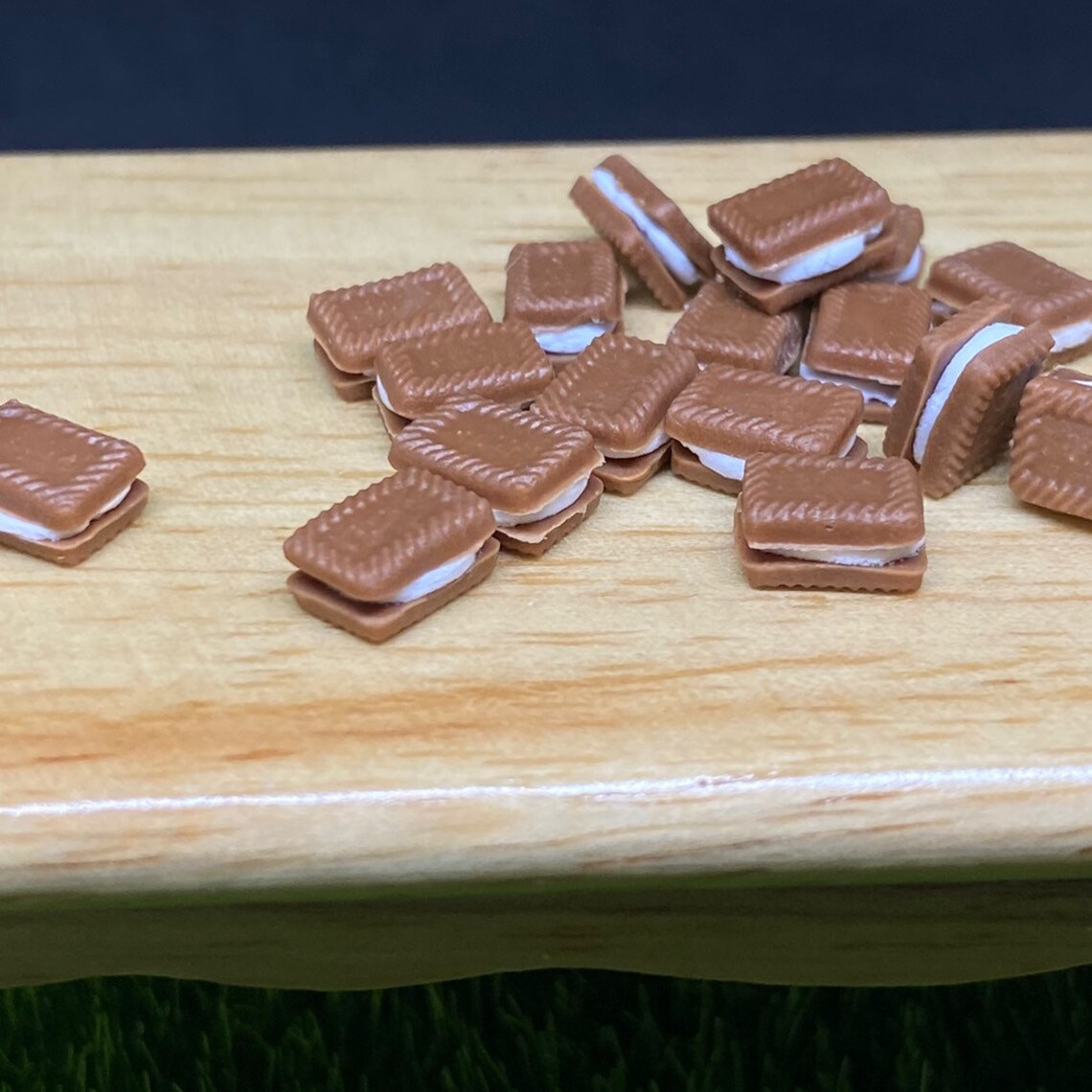 Miniature Chocolate Cookiesminiature Bakeryminiature - Etsy