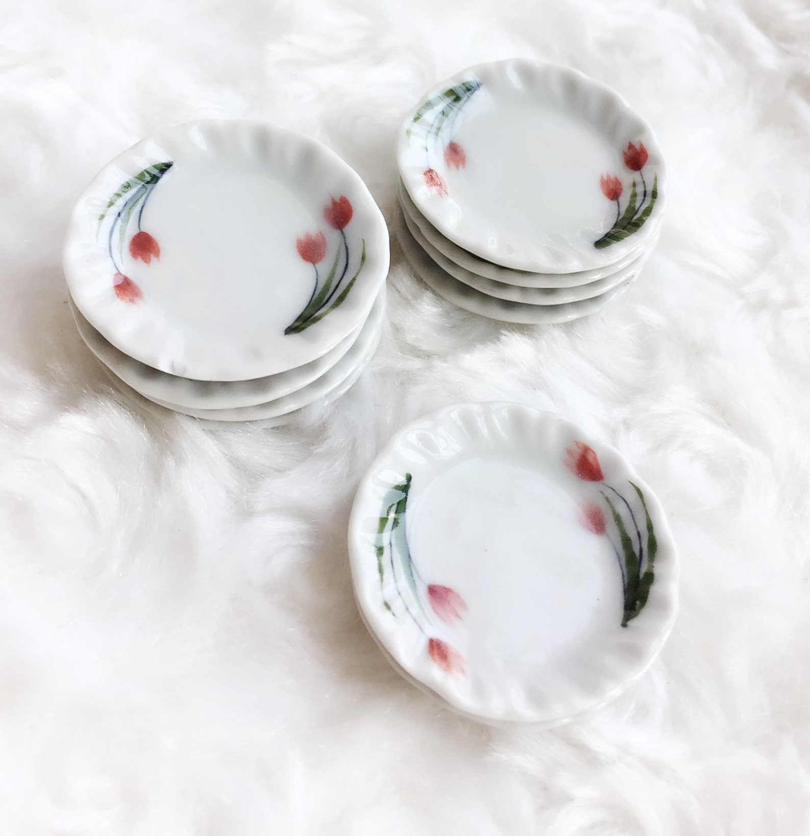 5pcs Miniatue Platemini Ceramic Plateminiature Food | Etsy