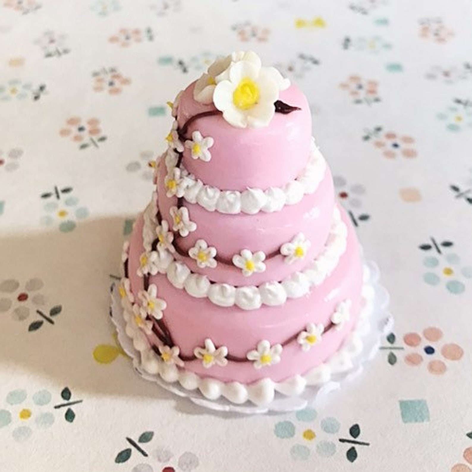 Miniature 3tier Wedding Cakeminiature Cakesminiature - Etsy