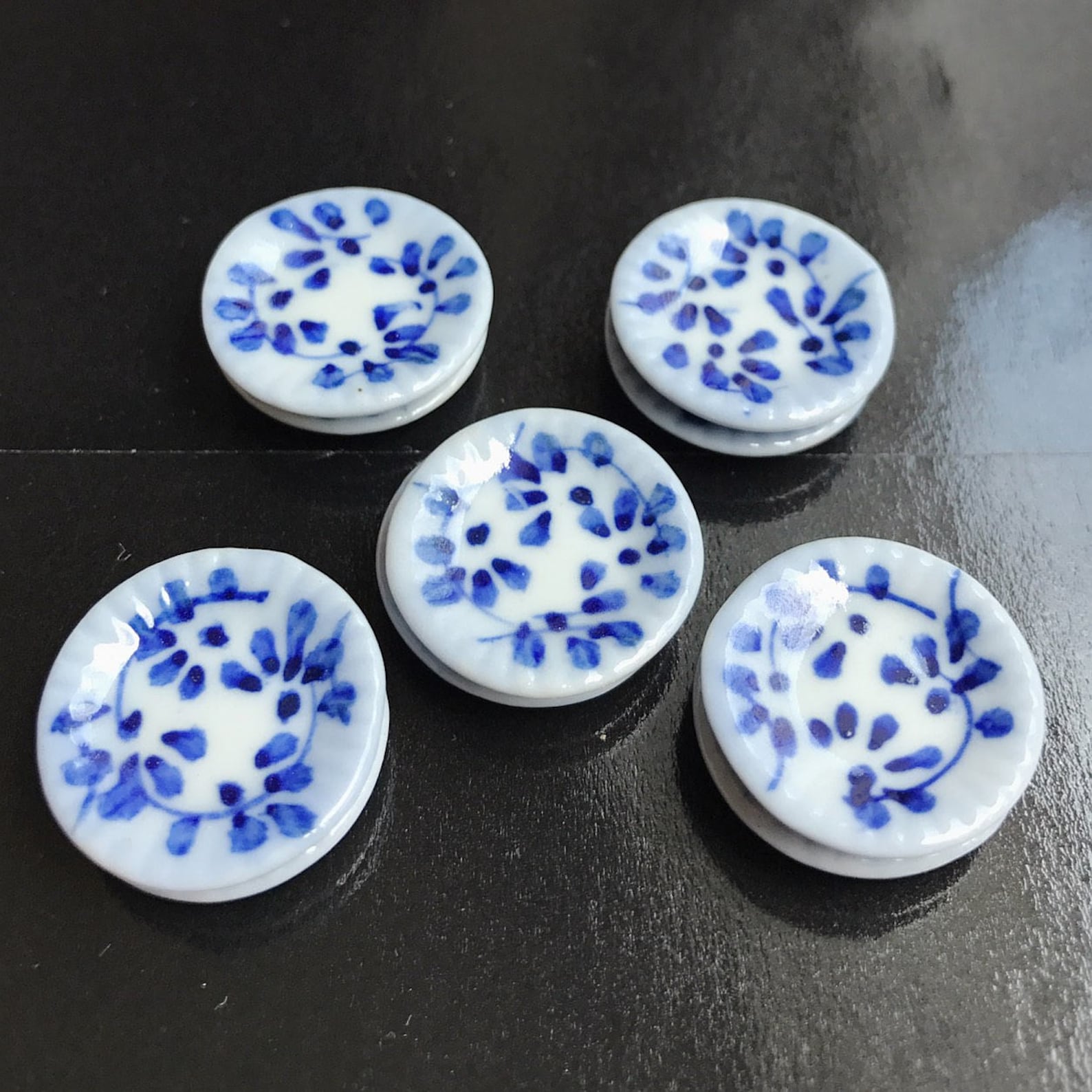 5 Miniature platemini ceramic plateminiature food platecake | Etsy