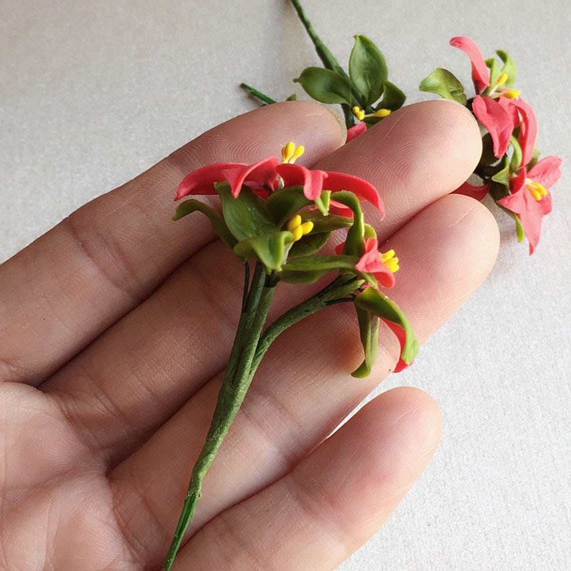 Miniature Christmas Tree,miniature Flower,miniature Christmas,dollhouse ...