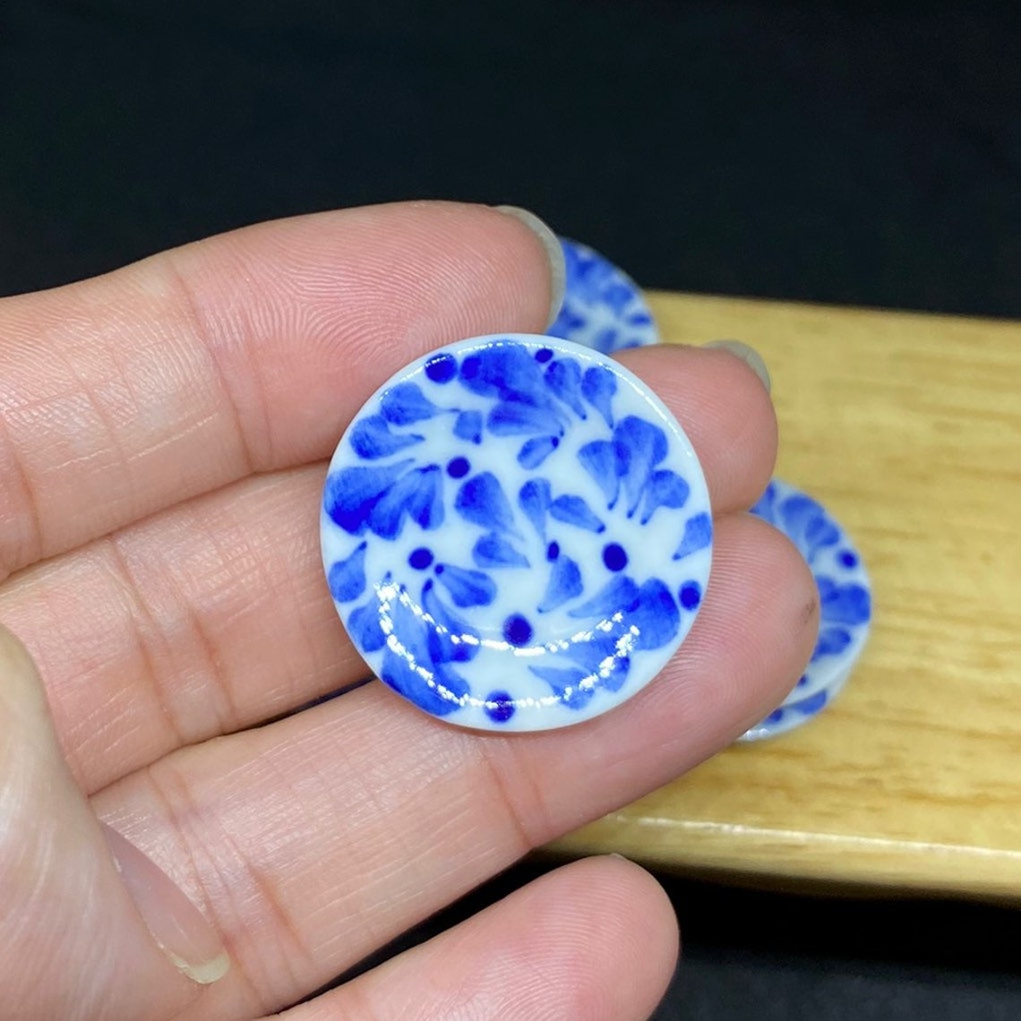 5 Miniature Platemini Ceramic Plateminiature Food Platecake - Etsy