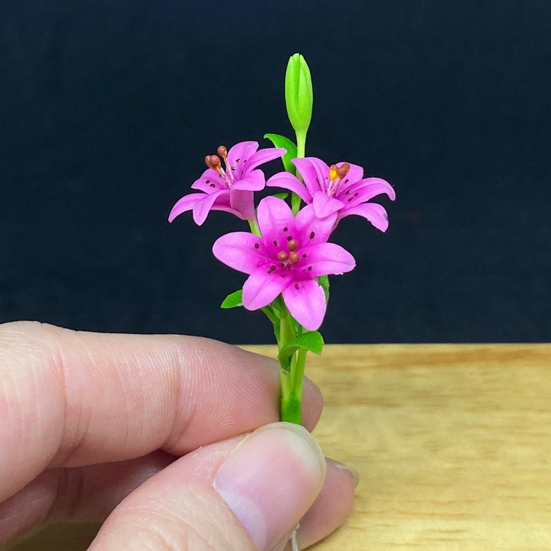 Miniature Flowerminiature Lilydollhouse Flowerminiature - Etsy