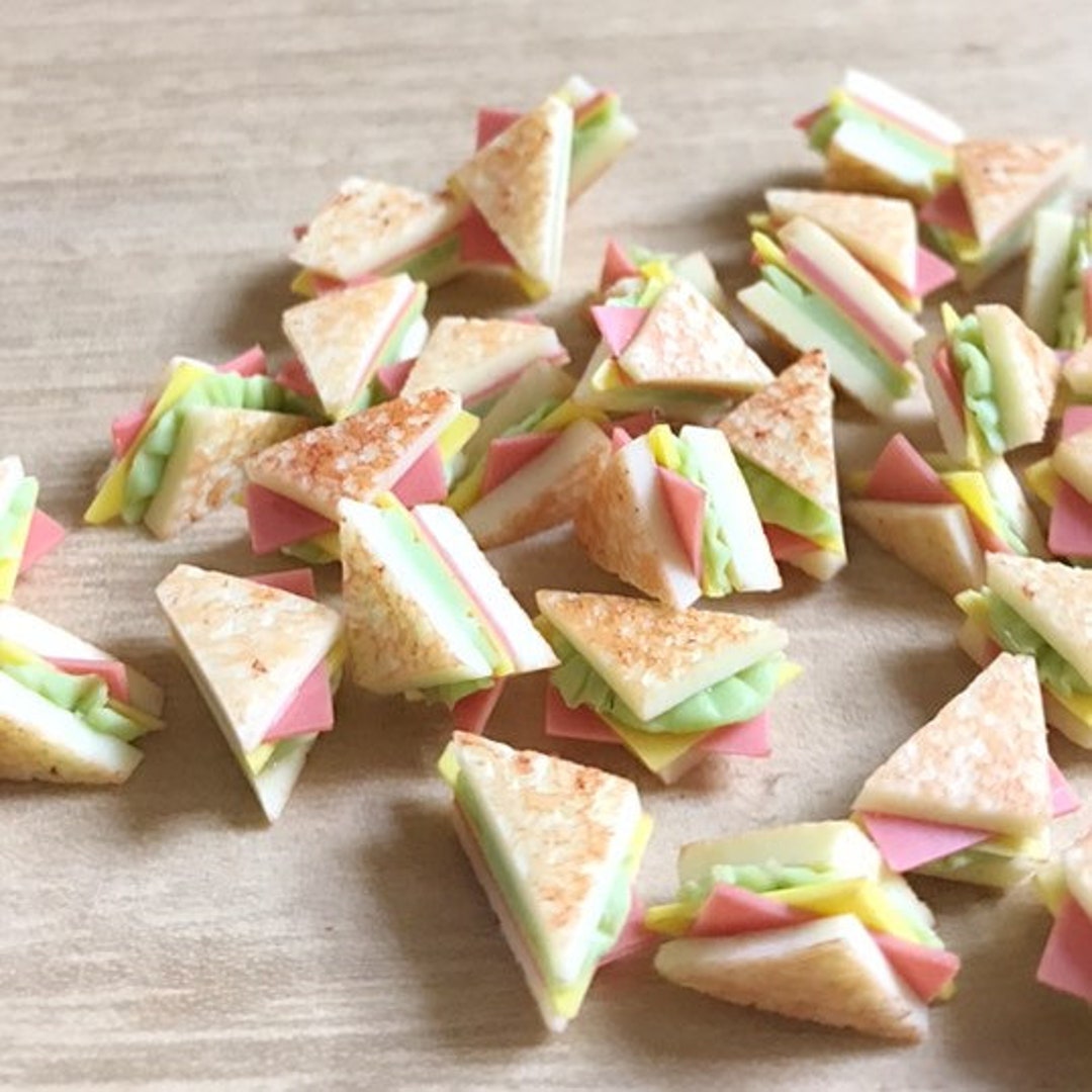 10 /20 Pcs.miniature Sandwiches,miniature Bakery,miniature Sweet, Dolls ...