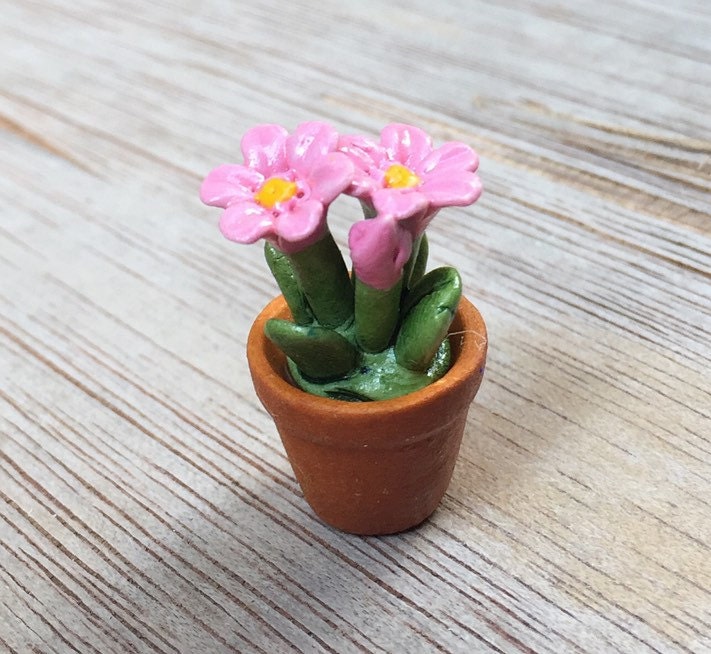 Miniature Flower PotMiniature FlowerDollhouse | Etsy