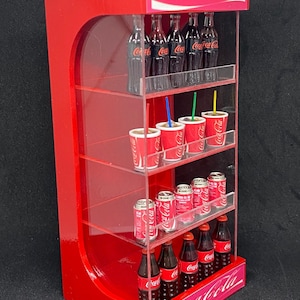 Miniature Coca Cola Wooden Cabinet,miniature Showcase,miniature Display ...