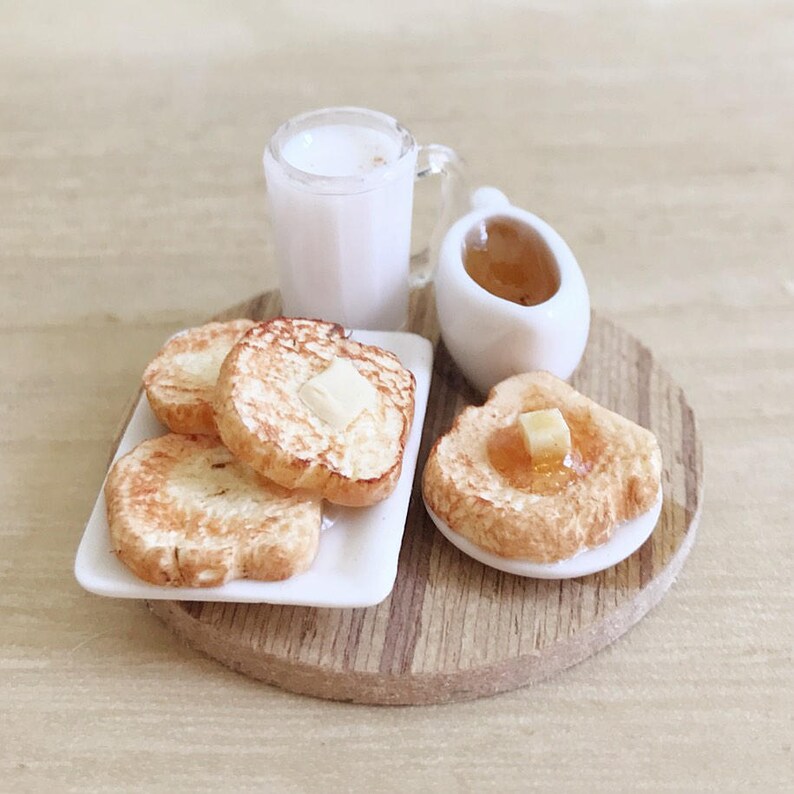 Miniature Bakery Set on the Trayminiature Toastminiature - Etsy