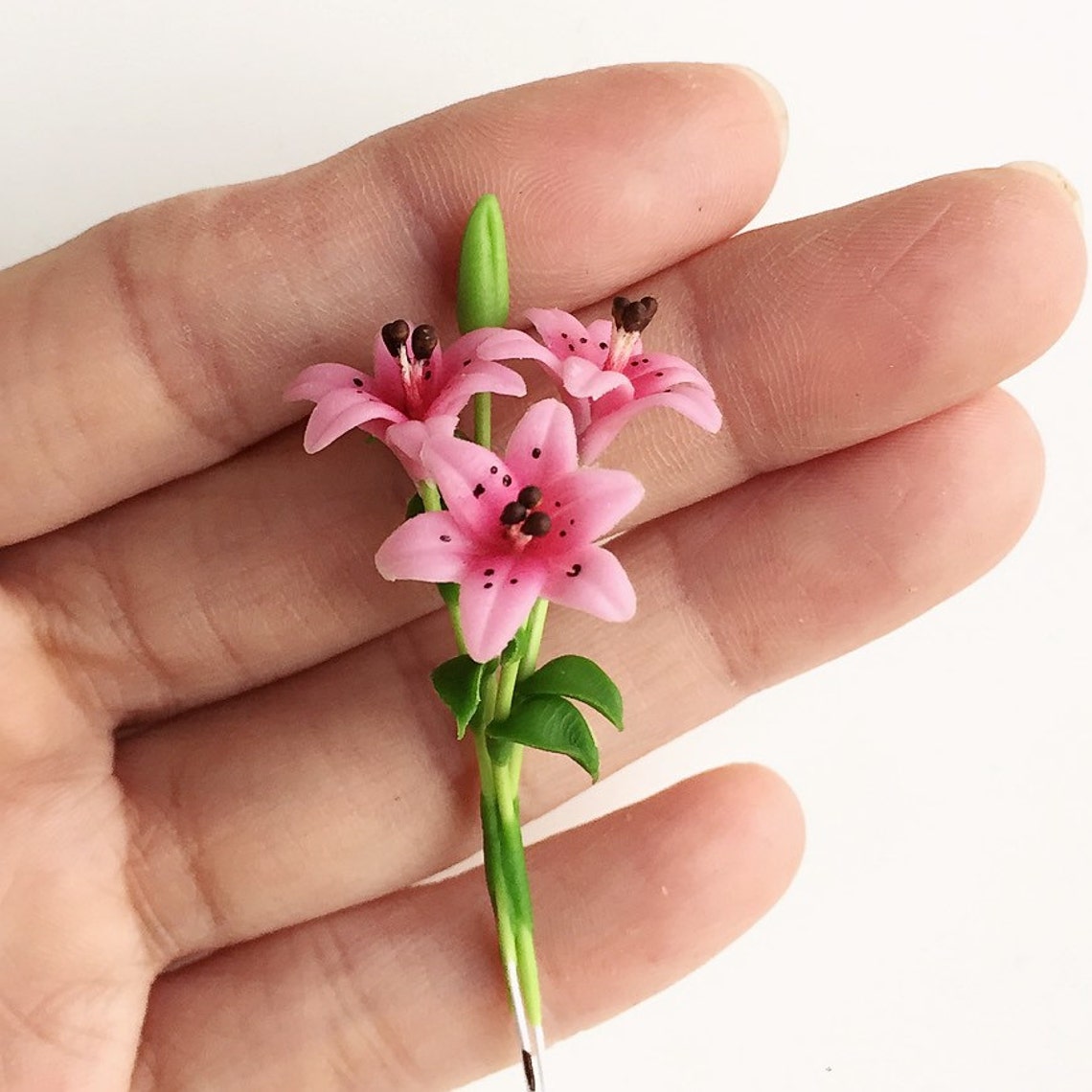 Miniature FlowerMiniature LilyDollhouse FlowerMiniature | Etsy