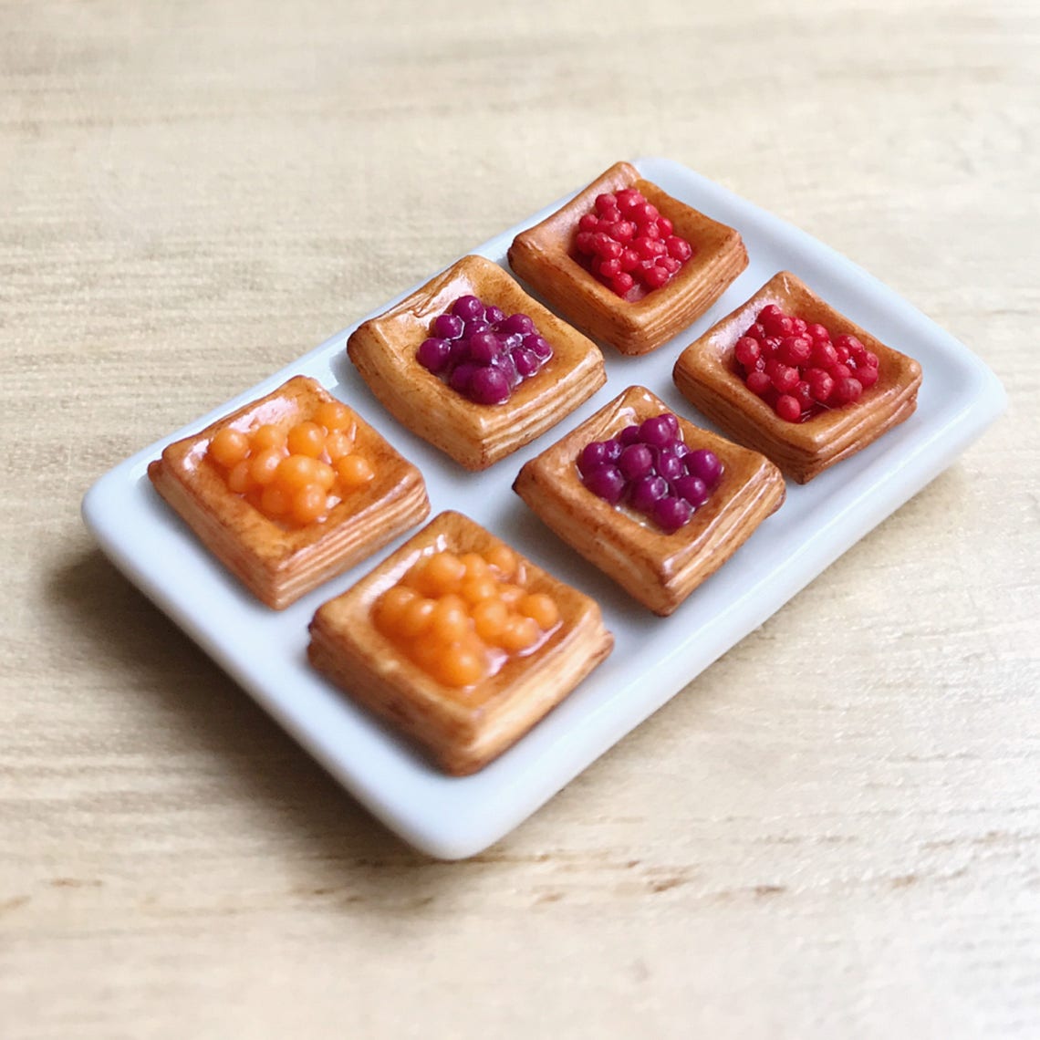 Miniature Bread on Ceramic Tray,miniature Bakery,miniature Sweet ...