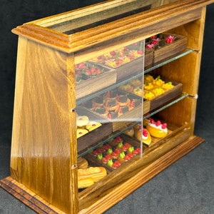Miniature Wooden Stand With Bakery,miniature Bakery Display,miniature ...