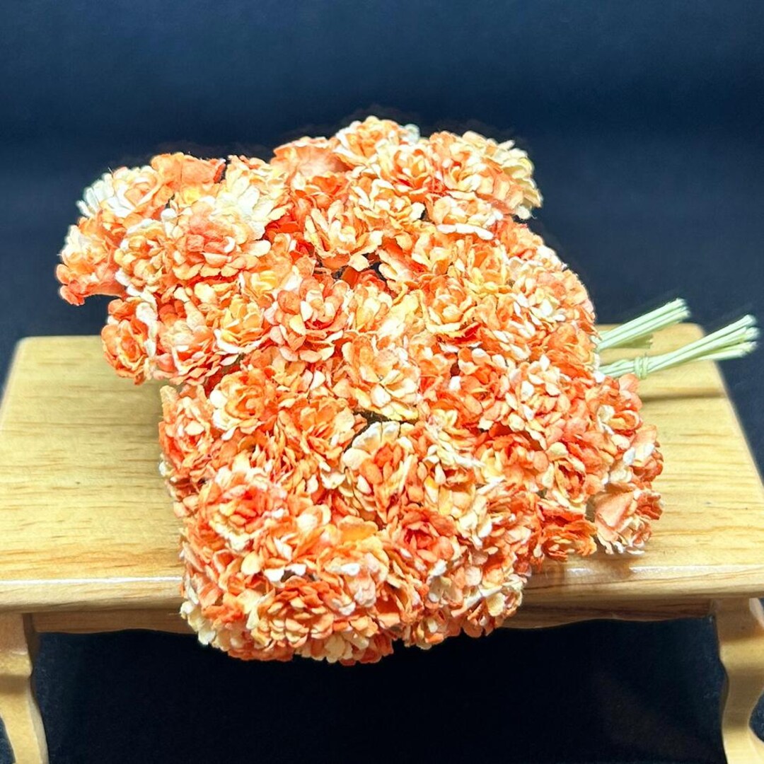 100pcs.10mm.miniature Mulberry Paper Gypsophila,miniature Paper Flower ...