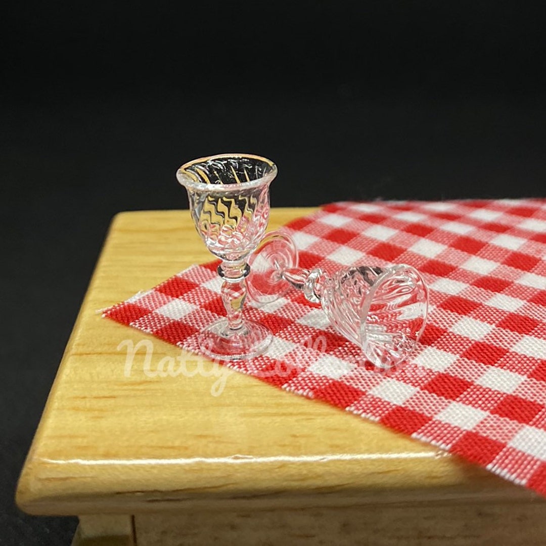 Miniature Wine Glass,miniature Real Glass Wine Glass,miniature Water ...