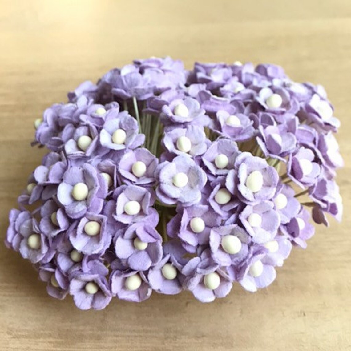 100 Pcs.10mm.miniature Mulberry Paper,miniature Paper Flower,mulberry ...