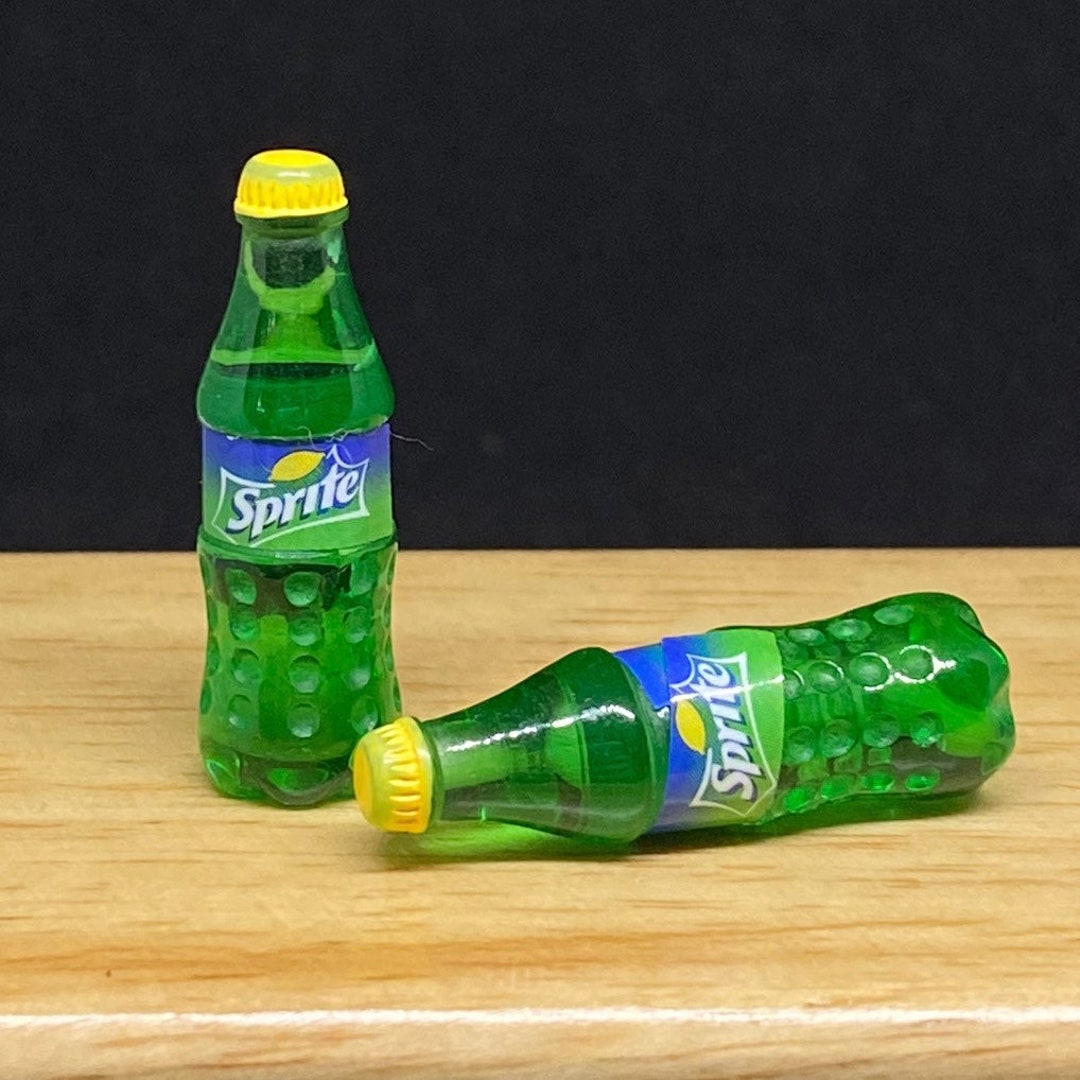 2pcs.or 5pcs. Miniature Sprite Bottle,miniature Fanta,resin Bottle ...