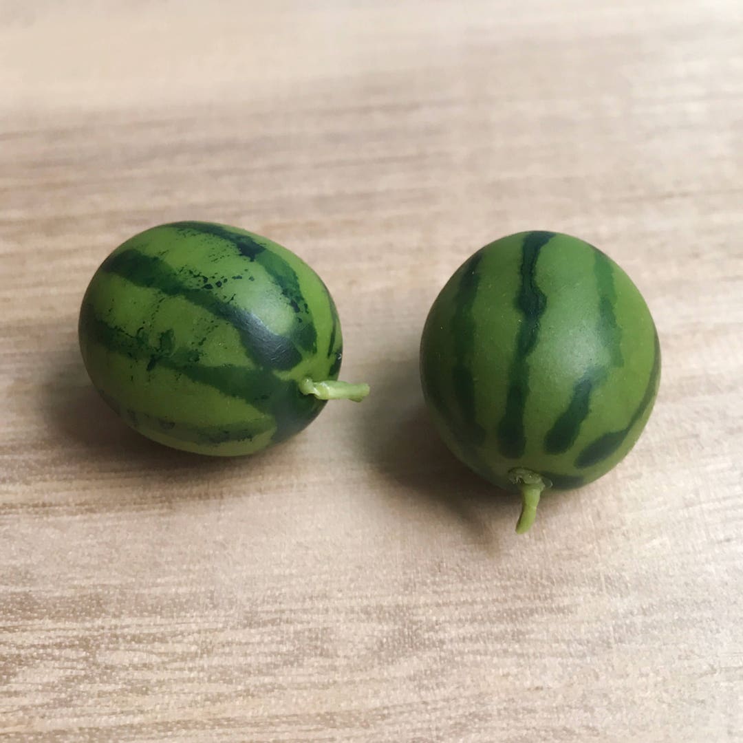 Miniature Watermelon,miniature Fruit,dollhouse Fruit,dollhouse ...