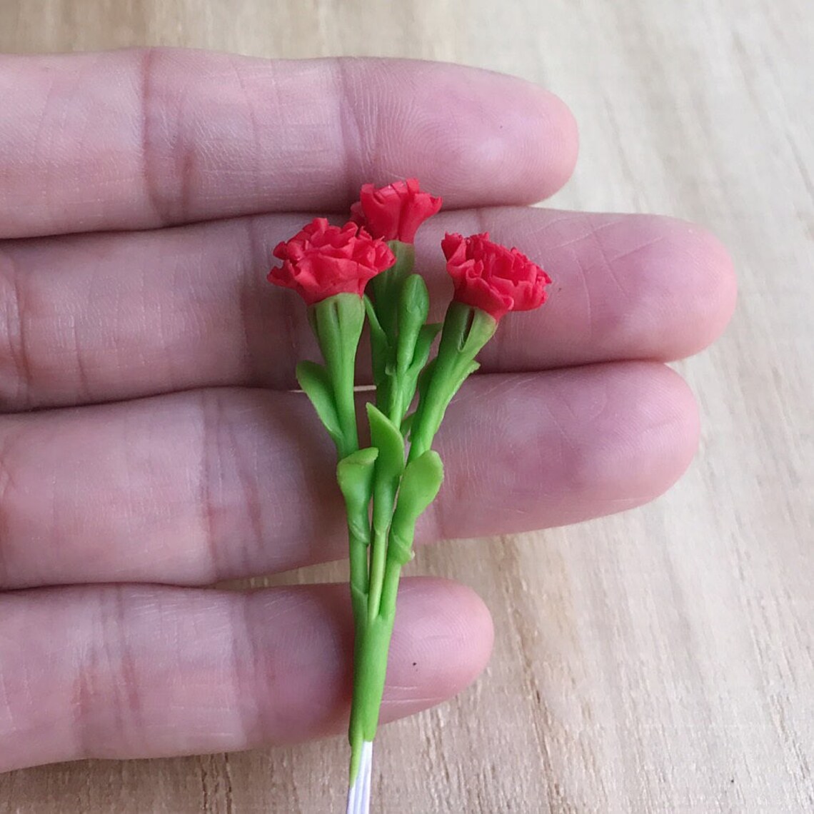 Miniature Carnation Flowerminiature DIY Flowerdollhouse - Etsy