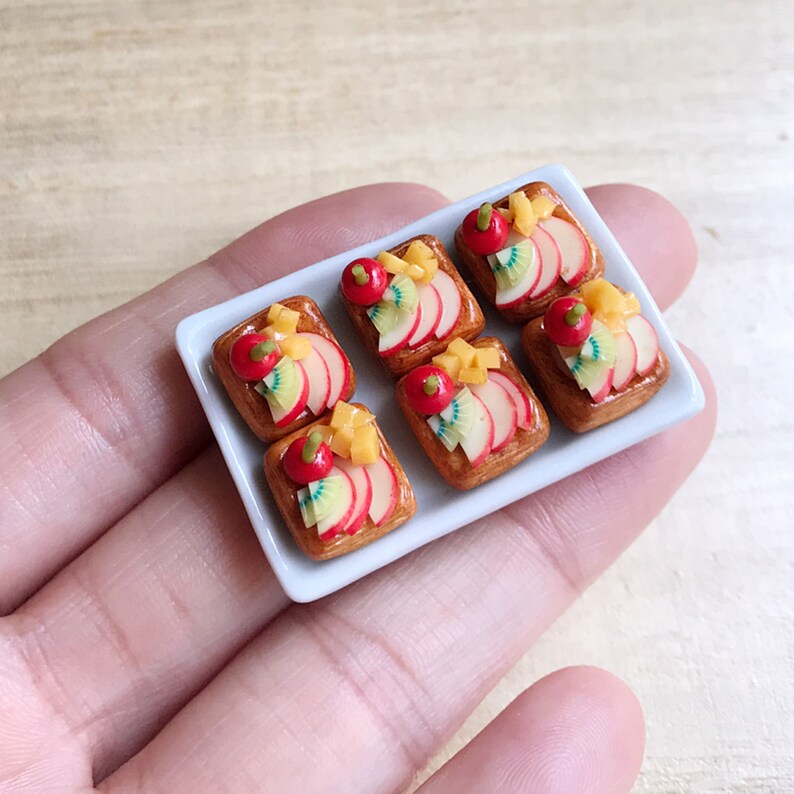 Miniature Bakery in Ceramic Trayminiature Bakeryminiature | Etsy