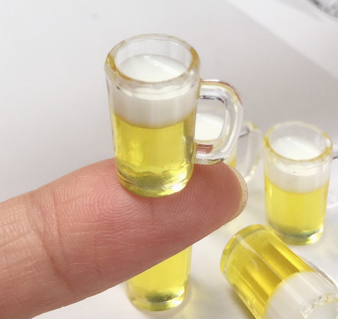 2/5pcs.miniature Beer Mug,miniature Beer Glass,miniature Dolls House ...